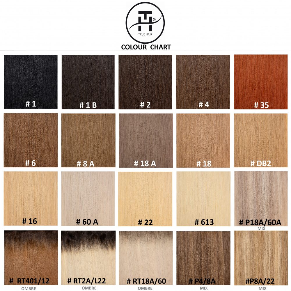 8 CM PLATUMS, TRUE HAIR, 40 CM GARUMS, 40 cm, Taisni, True Hair, TRESES ...