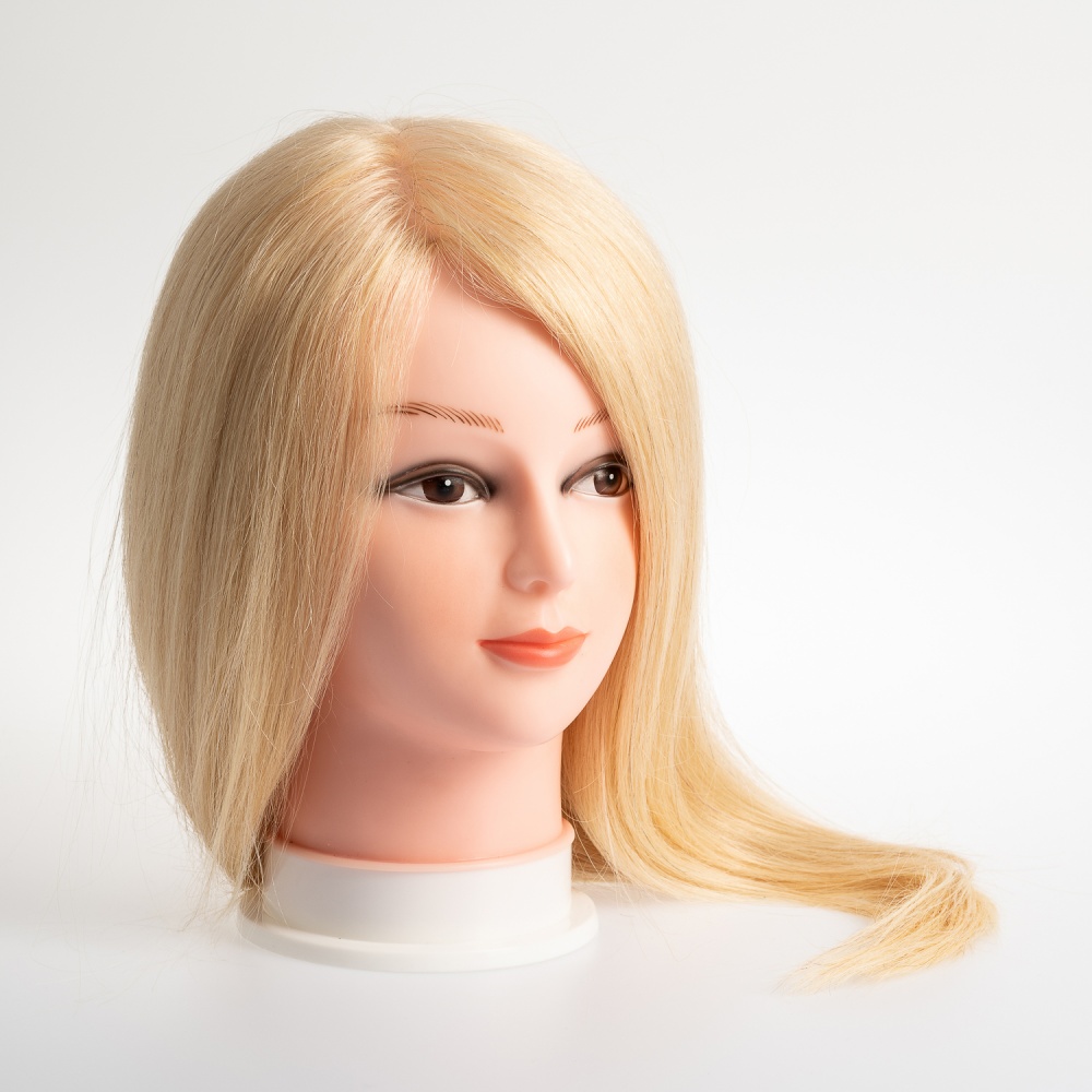 Manekena galva frizieriem - Blonda, 46 cm, #613, PARŪKAS UN MANEKENI ...